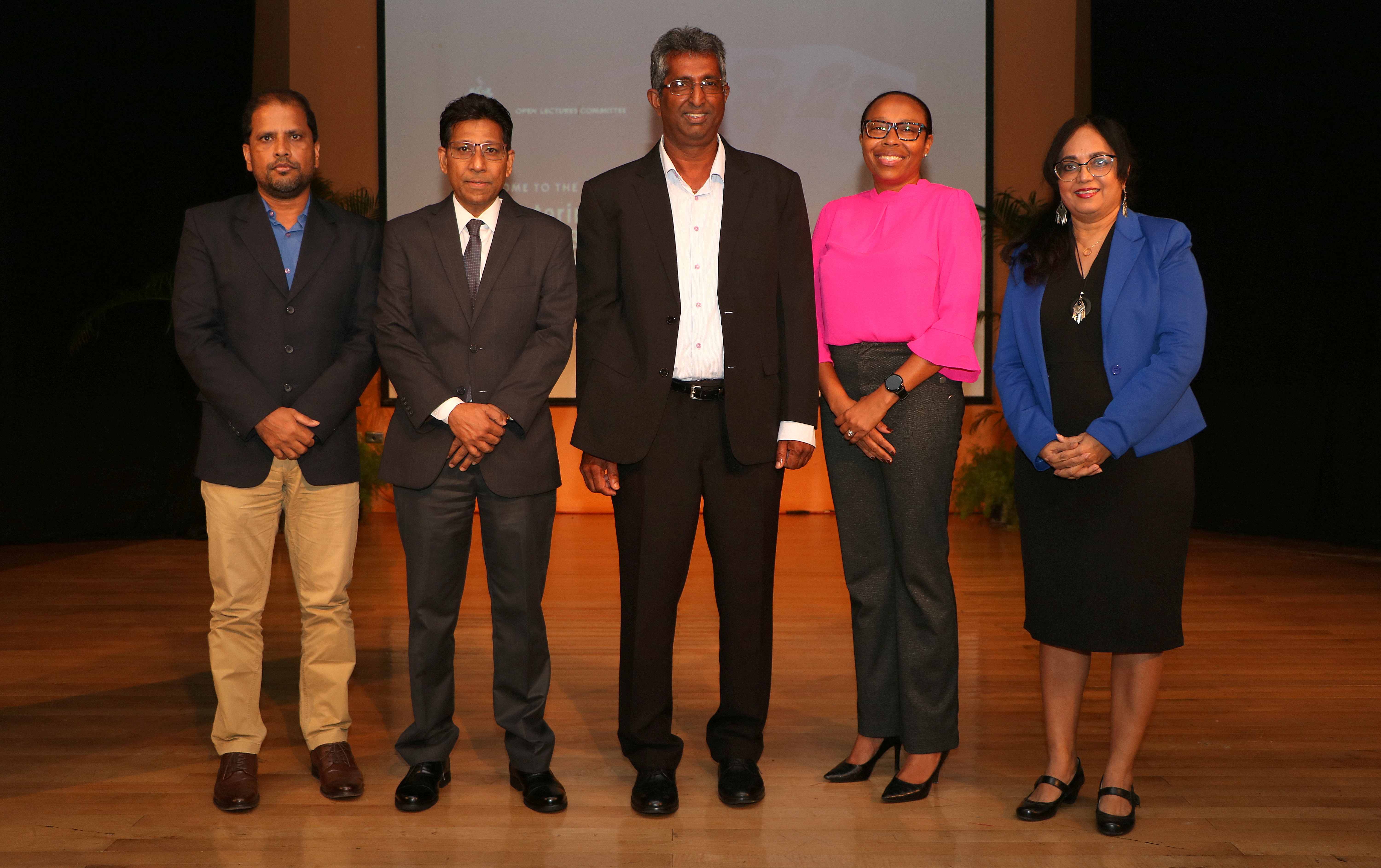 Professor Roger Hosein Proposes Strategies for Economic Recovery at Inaugural Professorial Lecture